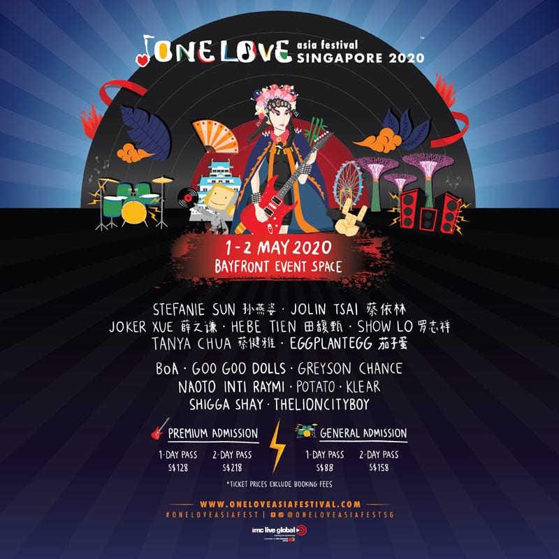 [UPCOMING EVENT] One Love Asia Festival Makes Its Way to Singapore in ...