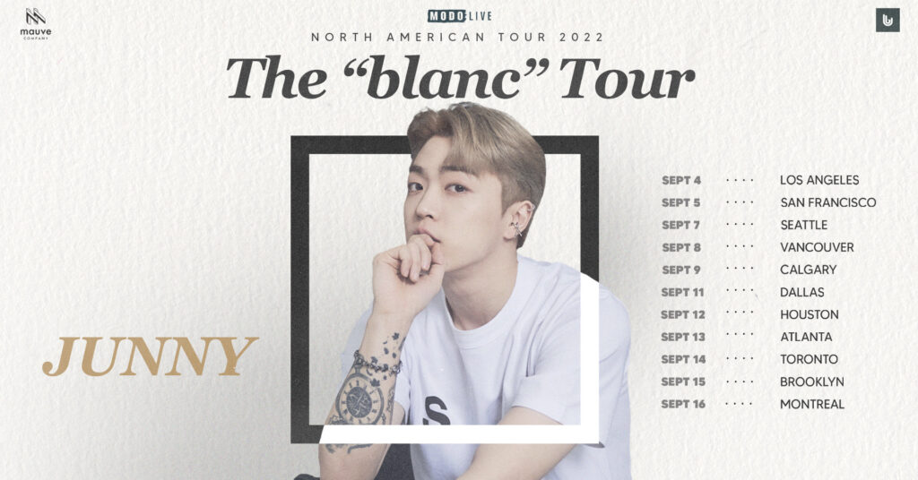 [NEWS] JUNNY Announces First-Ever North American Tour – The Seoul Story