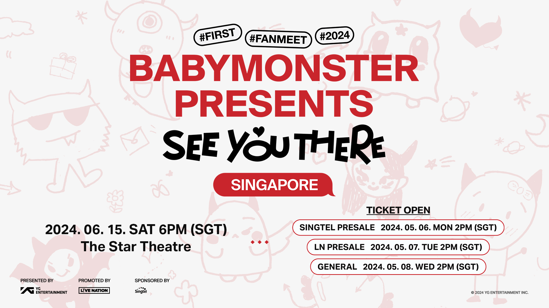 [UPCOMING EVENT] BABYMONSTER PRESENTS : SEE YOU THERE IN SINGAPORE - The Seoul Story