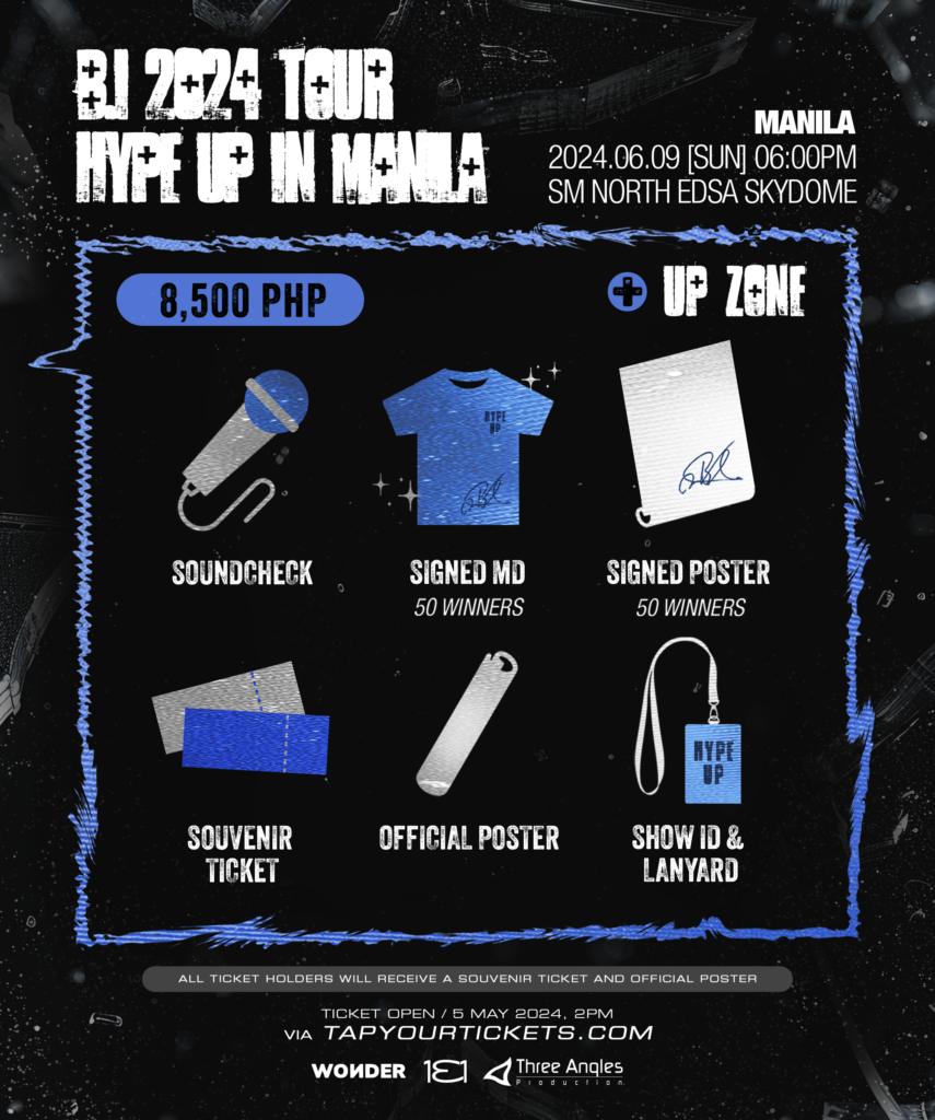 [UPCOMING EVENT] B.I 2024 Tour ‘Hype Up’ in Manila - The Seoul Story